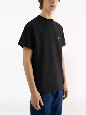 JIL SANDER Embroidered-logo T-shirt - Black