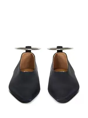 JIL SANDER Pointed-toe Ballet Flats - Blue