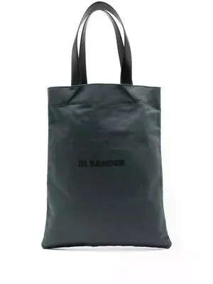 JIL SANDER Logo-print Canvas Tote Bag