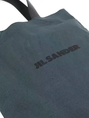 JIL SANDER Logo-print Canvas Tote Bag