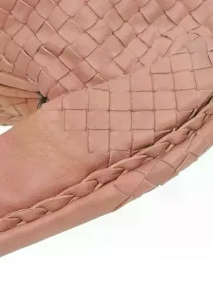 Bottega Veneta Intrecciato Leather Shoulder Bag - Neutrals