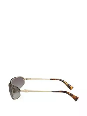 Miu Miu Rimless Geometric Sunglasses