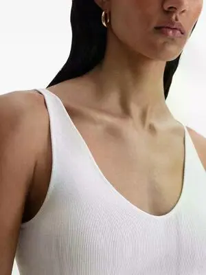 Scanlan Theodore Ribbed Knit V-neck Tank