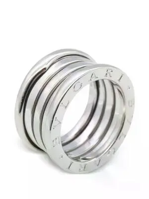 BVLGARI 18k White Gold B.zero1 Four-band Ring