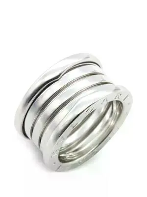 BVLGARI 18k White Gold B.zero1 Four-band Ring