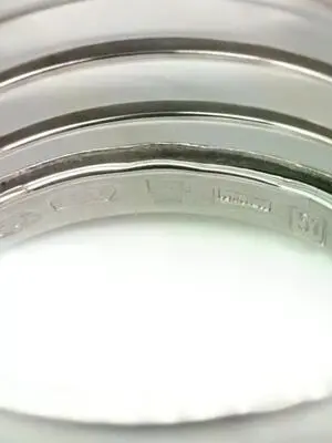 BVLGARI 18k White Gold B.zero1 Four-band Ring