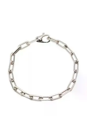Cartier Santos De 18kt White Gold Chain Bracelet - Silver
