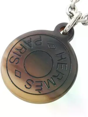 Hermès Buffalo Horn Carrousel Necklace