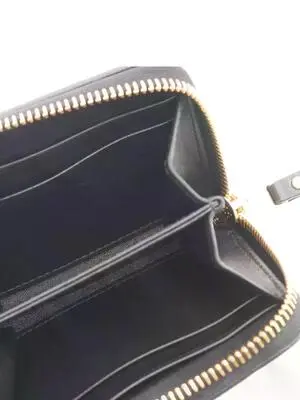 Miu Miu 2020s Matelassé Coin Purse - Black