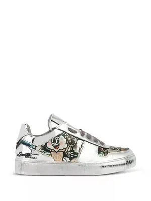 Philipp Plein 3d Ice Cream Mirror-effect Sneakers