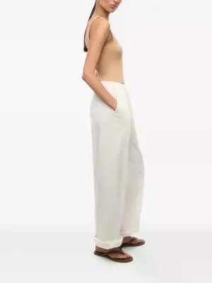 12 STOREEZ Cassiopeia Silk Jersey Top - Neutrals