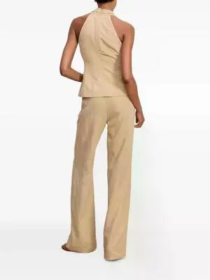 Veronica Beard Asymmetric Halterneck Top