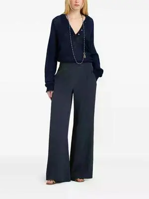 Momoni Marajo Floral-jacquard Wide Leg Trousers