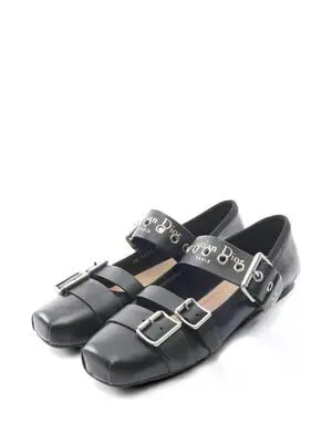 Dior Punk Buckled Ballet Flats
