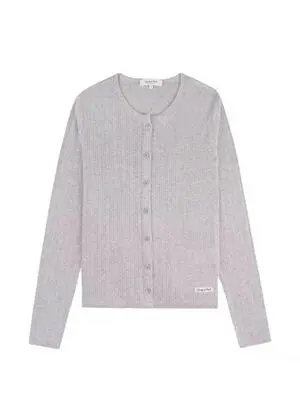 SPORTY & RICH Logo-patch Cardigan