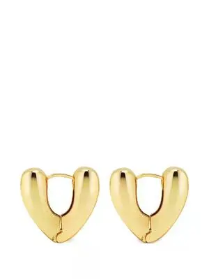 NIALAYA JEWELRY Heart Hoop Earrings - Gold