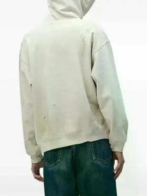 NEIGHBORHOOD Distressed Graphic-print Hoodie