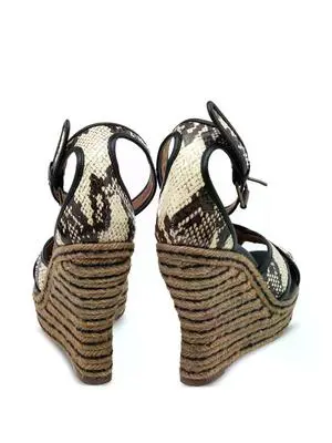LANVIN 115mm Leather Heeled Sandals