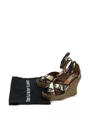 LANVIN 115mm Leather Heeled Sandals