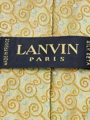 LANVIN Jacquard Silk Tie