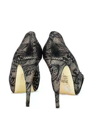 GINA Platform Heeled Pumps