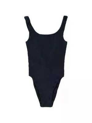 MC2 SAINT BARTH Lora Crinkle-texture Swimsuit - Blue