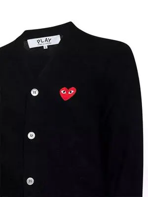 Play Comme Des Garcon Emblem Cardigan