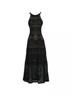D.exterior Sleeveless Pointelle-knit Dress