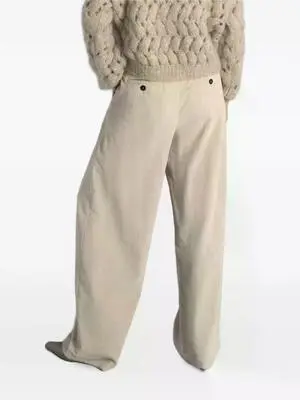 Brunello Cucinelli Beige Corduroy Trousers
