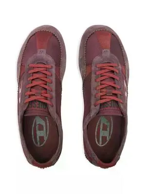 DIESEL® D-mile Low Ii Suede-panelled Sneakers - Red