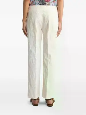 Etro Jacquard Straight-leg Trousers