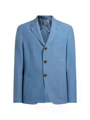 Etro Single-breasted Patch-pocket Blazer