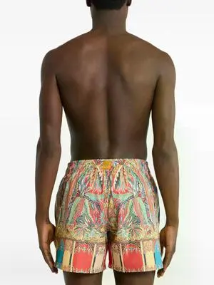 Etro Paisley Print Swim Shorts - Neutrals