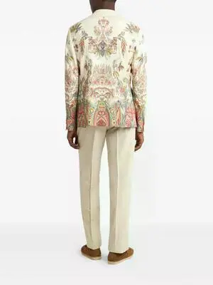 Etro Floral-print Single-breasted Blazer