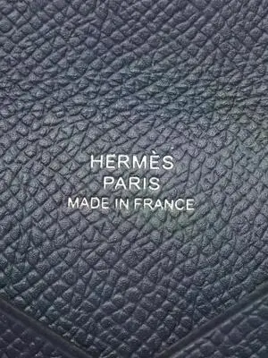 Hermès Calvi Coin Purse - Blue