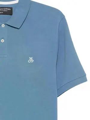 Marc O'polo Logo-embroidered Piqué Polo Shirt