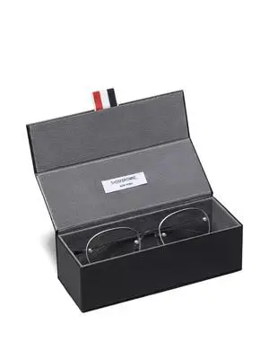 Thom Browne Semi-rimless Oval-frame Glasses