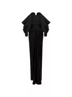 CRISTINA SAVULESCU Sequin-embellished Draped Dress