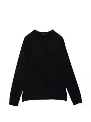 JAMES PERSE Long-sleeve Jersey T-shirt - Black