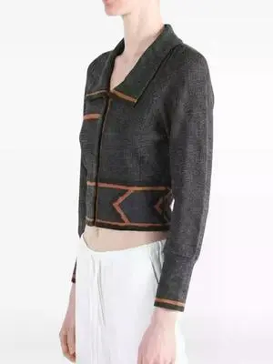 KIKO KOSTADINOV Cropped Jacket With Contrasting Trim