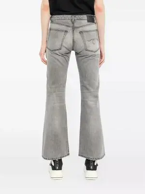 R13 Faded Whiskered Denim Jeans