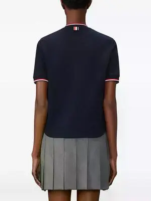 Thom Browne Cotton Piqué T-shirt - Blue