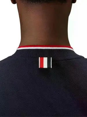 Thom Browne Cotton Piqué T-shirt - Blue