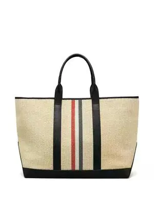 Thom Browne Raffia Tote Bag