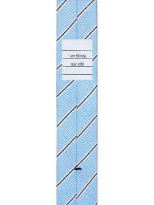 Thom Browne Jacquard Tie - Blue