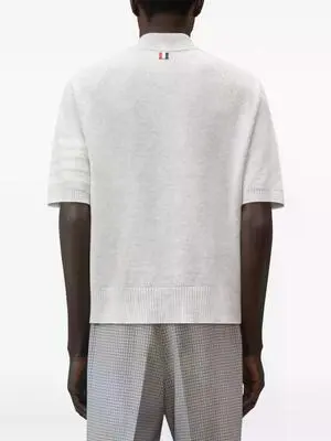 Thom Browne 4-bar Relaxed-fit Polo Shirt