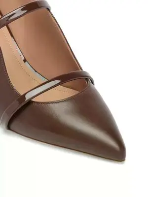 MALONE SOULIERS Maureen Leather Mules - Brown