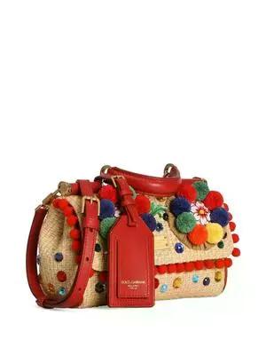 Dolce & Gabbana Mini My Sicily Raffia Handbag