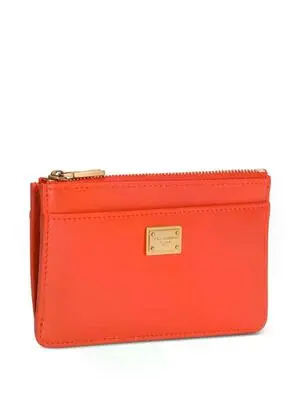 Dolce & Gabbana Calfskin Card Holder - Orange