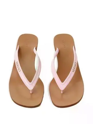 Versace Sophie Rubber Thong Sandals - Pink